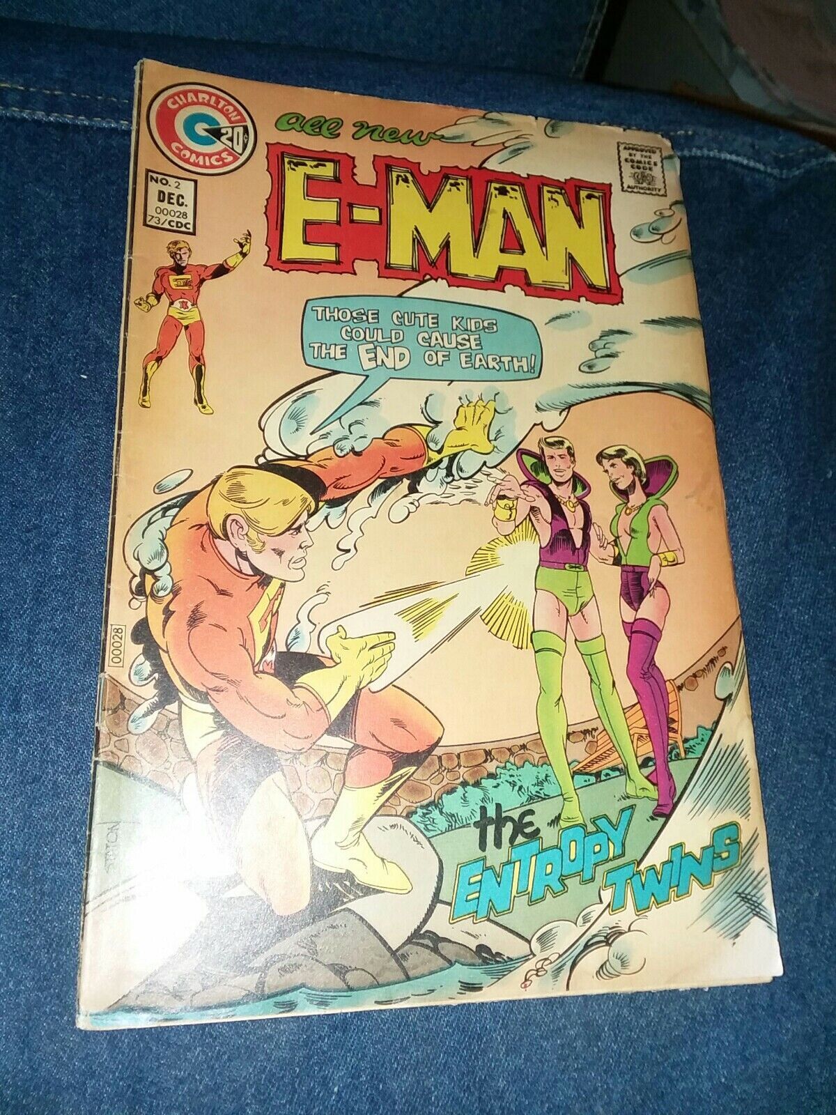 E-man 2 3 9 10 Charlton 14 First Comics Bronze Age Lot Run Set ...