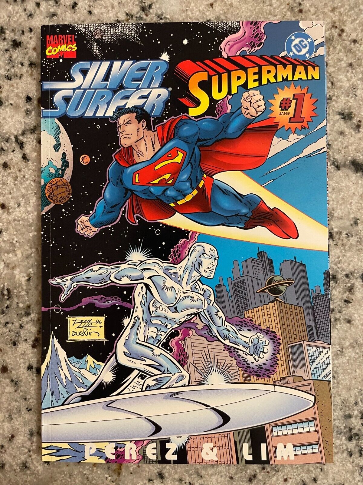 Silver Surfer Superman DC / Marvel Comic Book Graphic Novel NM # 1 ...