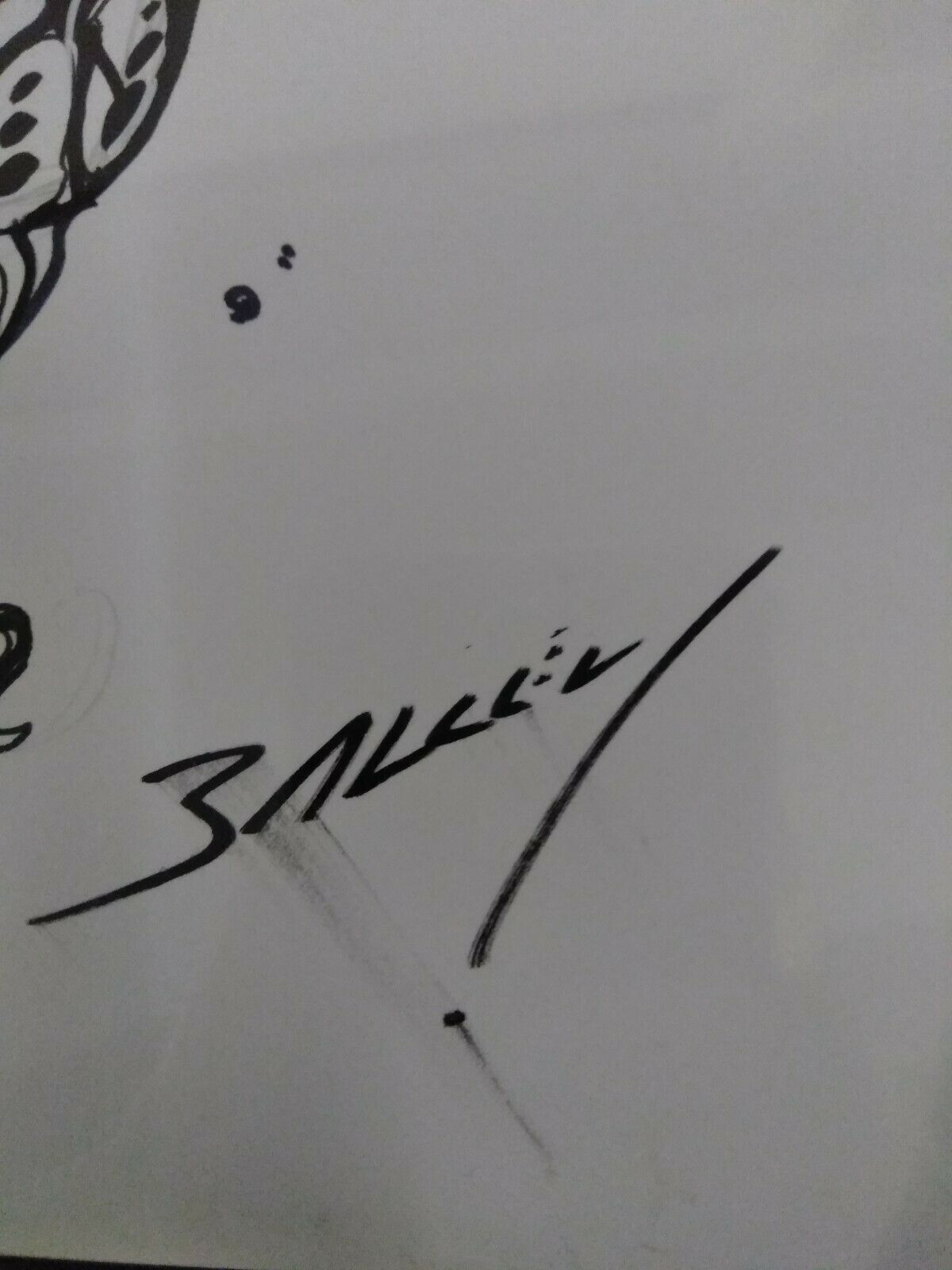 Venom Artwork Signed by Mark Bagley - Includes Certificate of ...