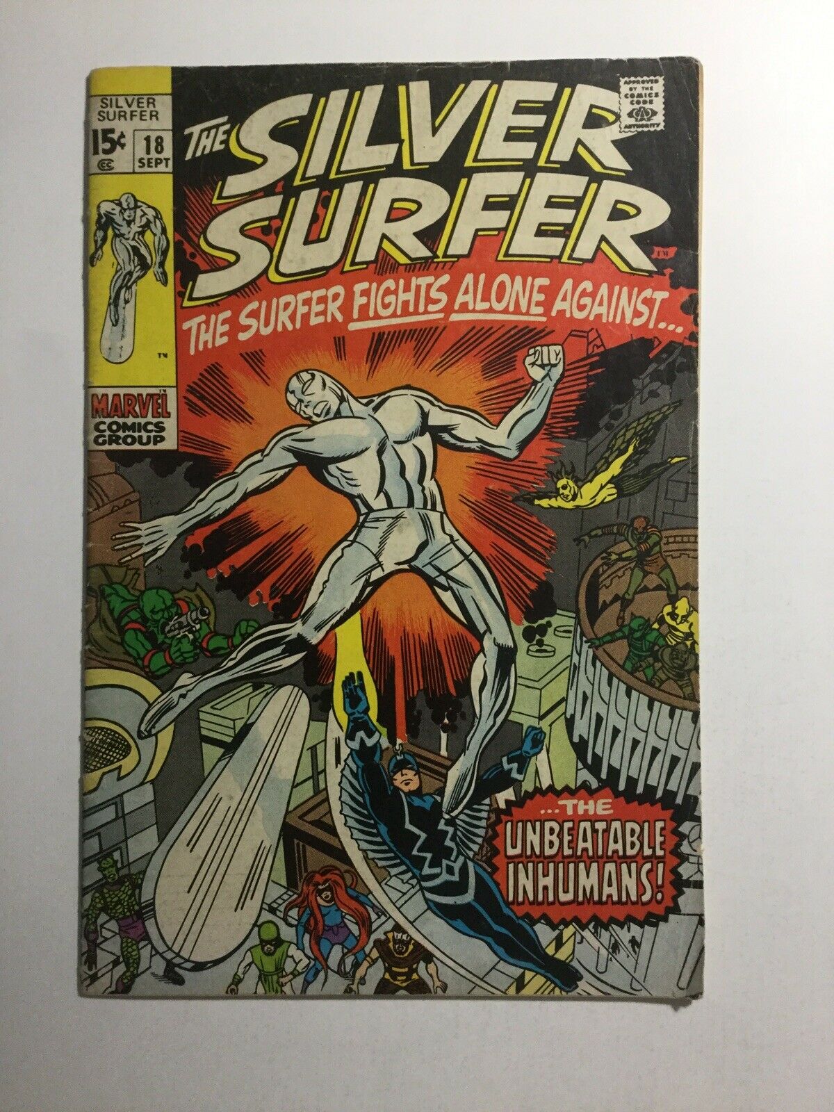 Silver Surfer 18 Vg Very Good 4.0 Marvel Comics | Comic Books - Silver ...
