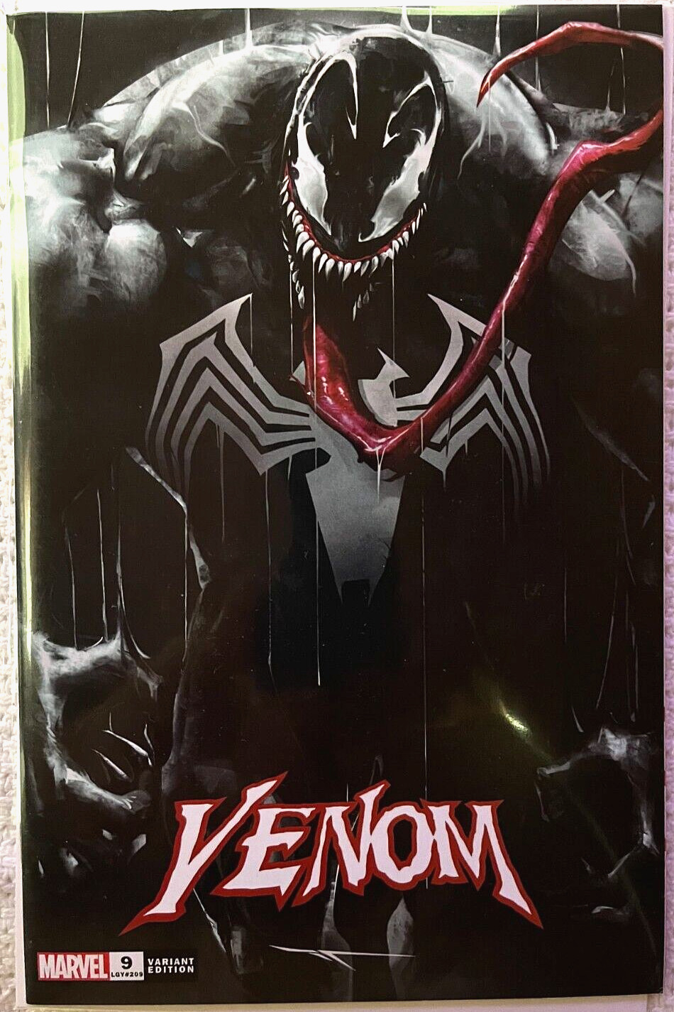 Marvel~Venom #9~Ivan Tao~ Exclusive~Negative Drip Trade Dress Variant ...
