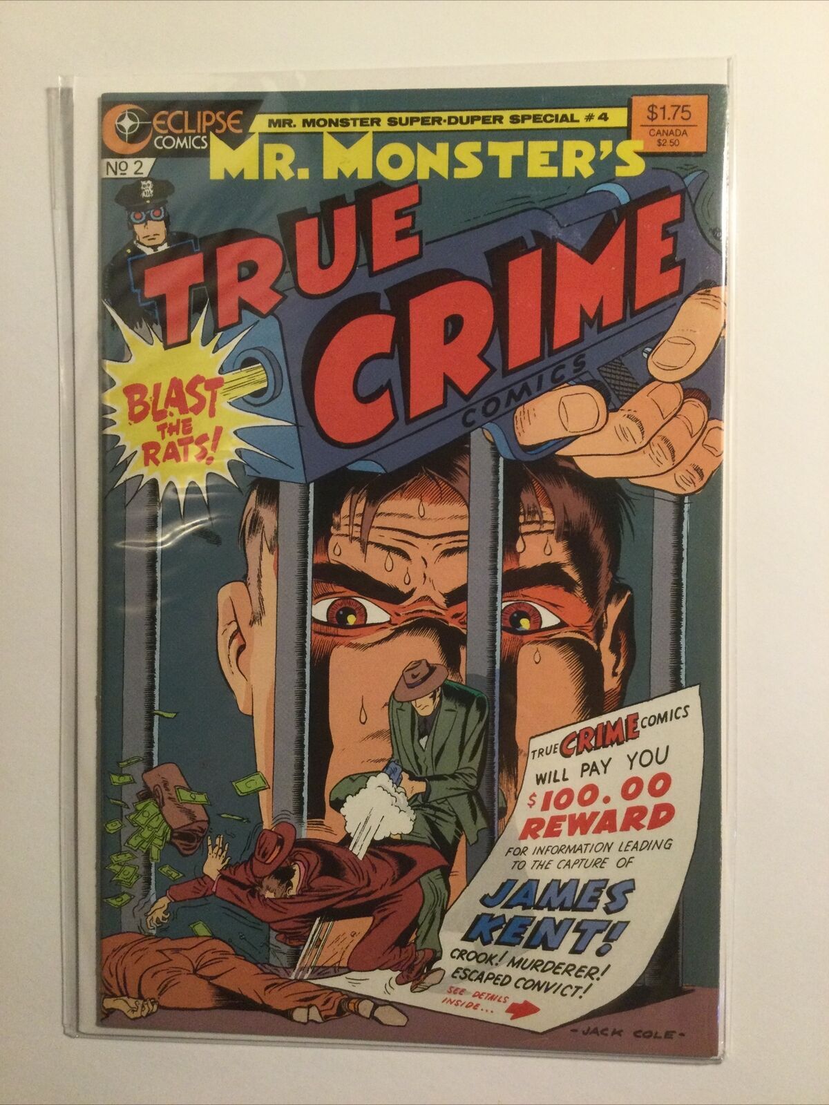 Mr. Monsters True Crime 2 Near Mint NM Eclipse Comics | International ...