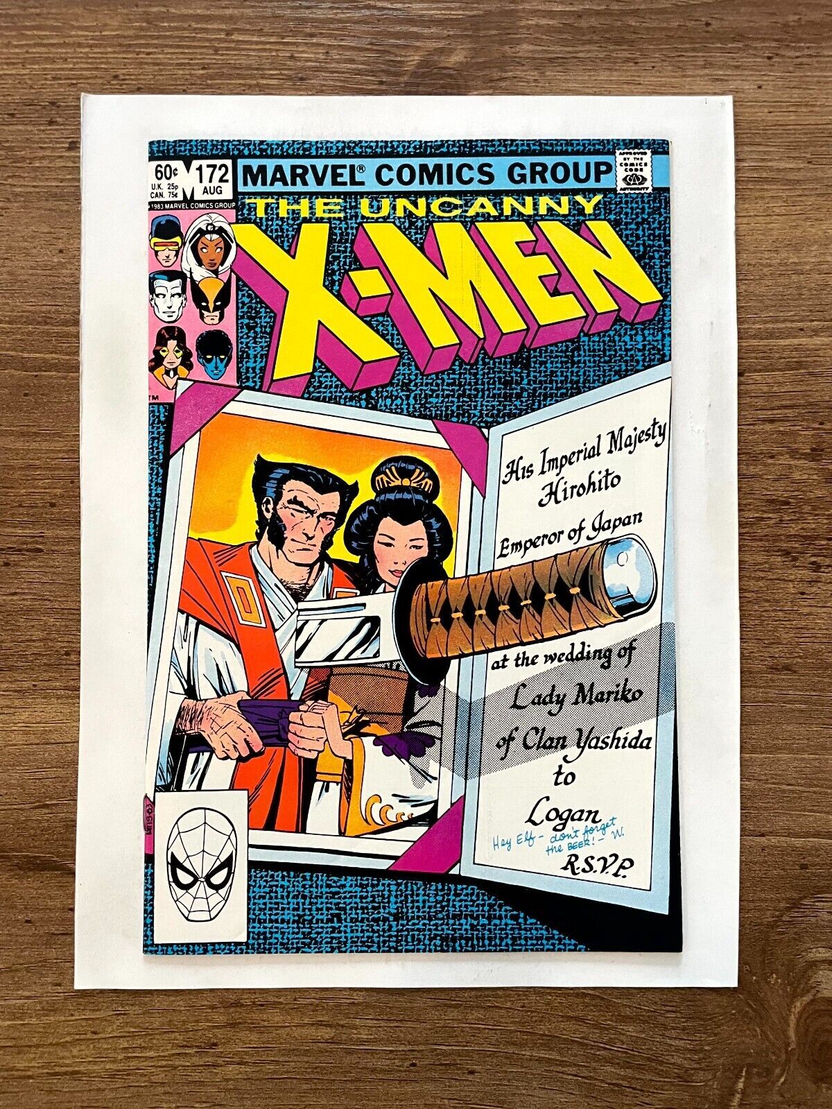 Uncanny X-Men # 172 NM Marvel Comic Book Wolverine Storm Cyclops Beast ...