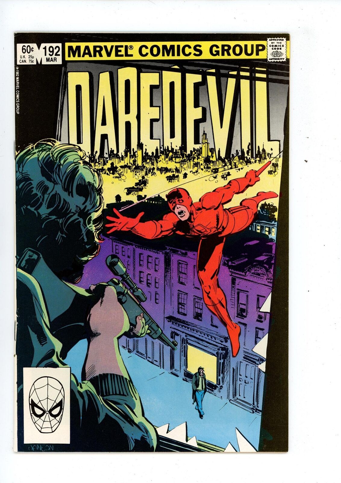 Daredevil #192 (1983) Daredevil Marvel Comics | Comic Books - Bronze ...