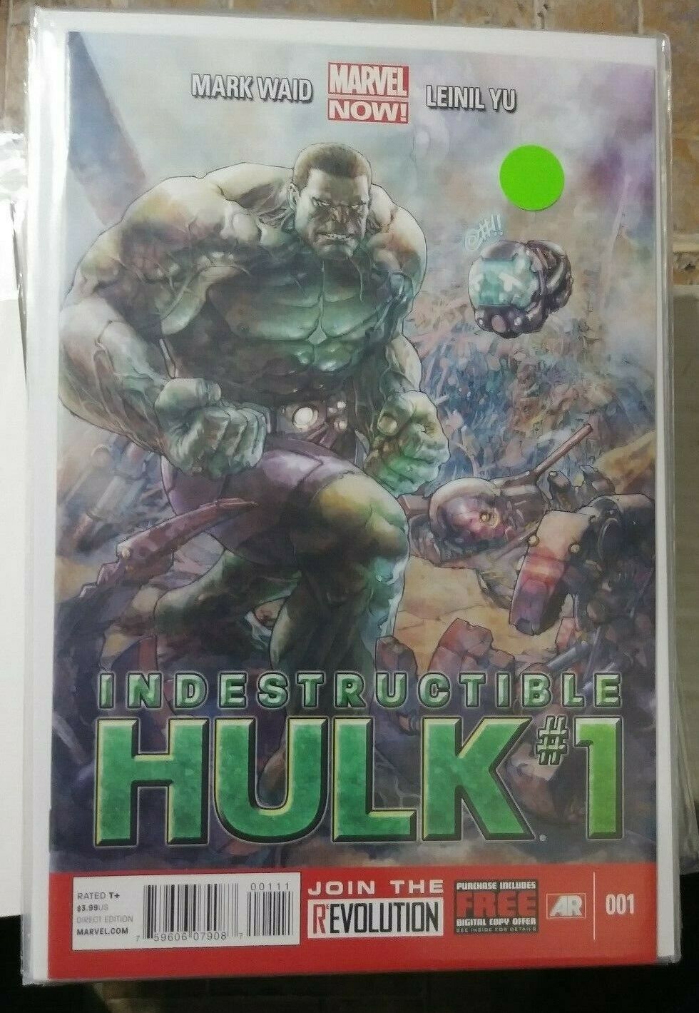 Indestructible Hulk # 1 2012 Marvel Disney Agent of Shield Bruce Banner ...