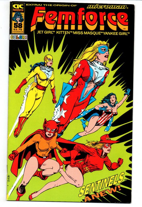 Femforce #58 - AC Comics - 1993 - (-NM) | Comic Books - Modern Age, AC Comics, Superhero / HipComic