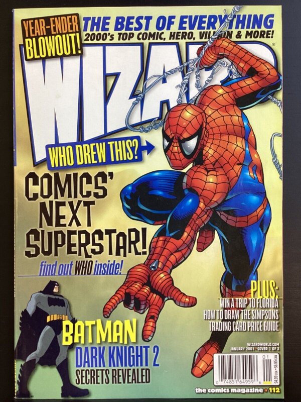 Wizard Magazine #112 Spider-Man Year-Ender Best of 2000 DKII Michael ...