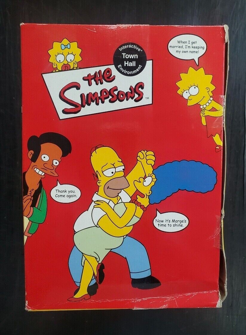 The Simpsons Town Hall Mayor Quimby Intell-Tronic Playmates Sealed ...