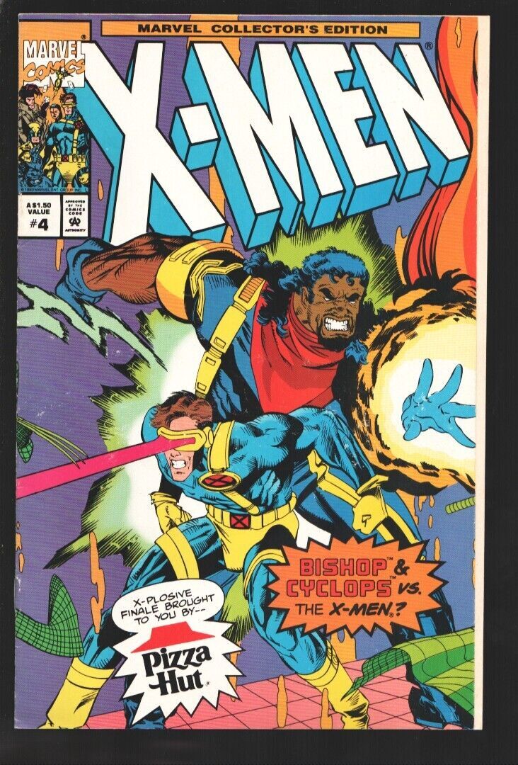 Marvel Collector's Edition X-Men #4 1993-Pizza Hut promo comic- about 6 ...