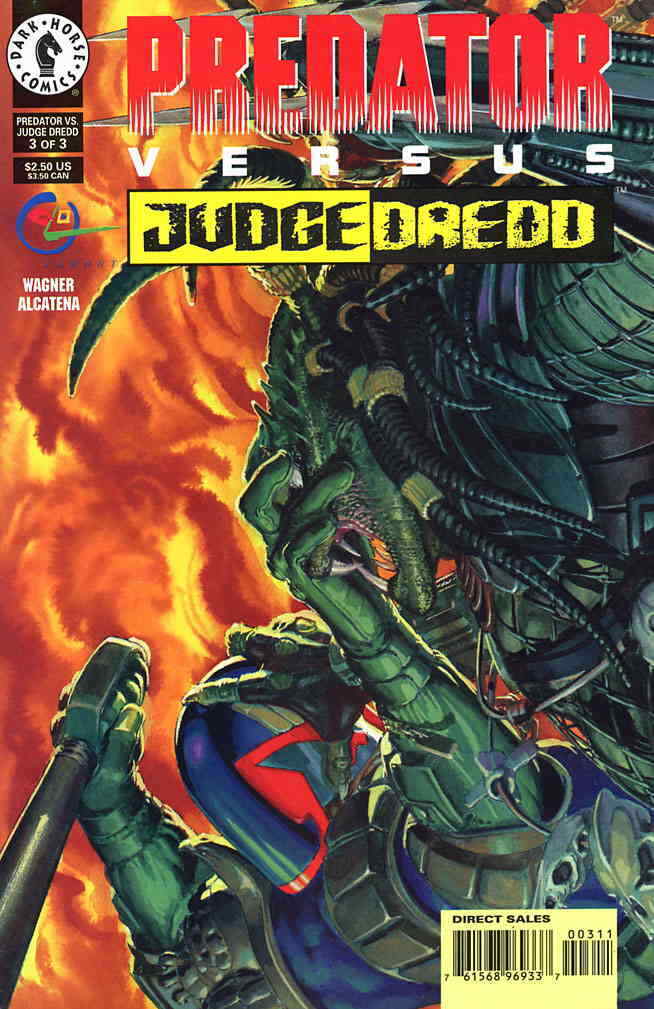 Predator versus Judge Dredd #3 VG; Dark Horse | low grade comic - we ...