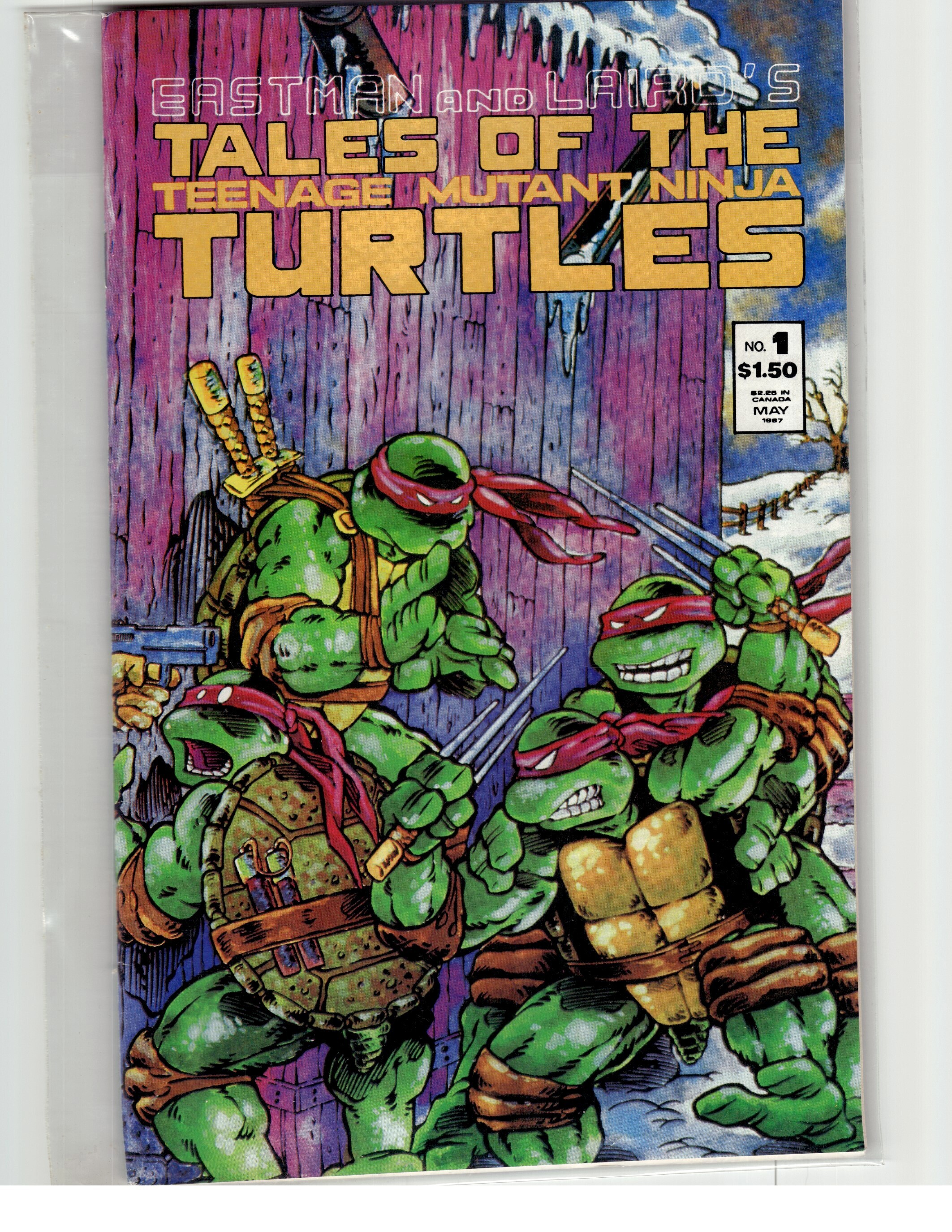 Teenage Mutant Ninja Turtles #4 Recalled Cover (1985) Teenage Mutant ...
