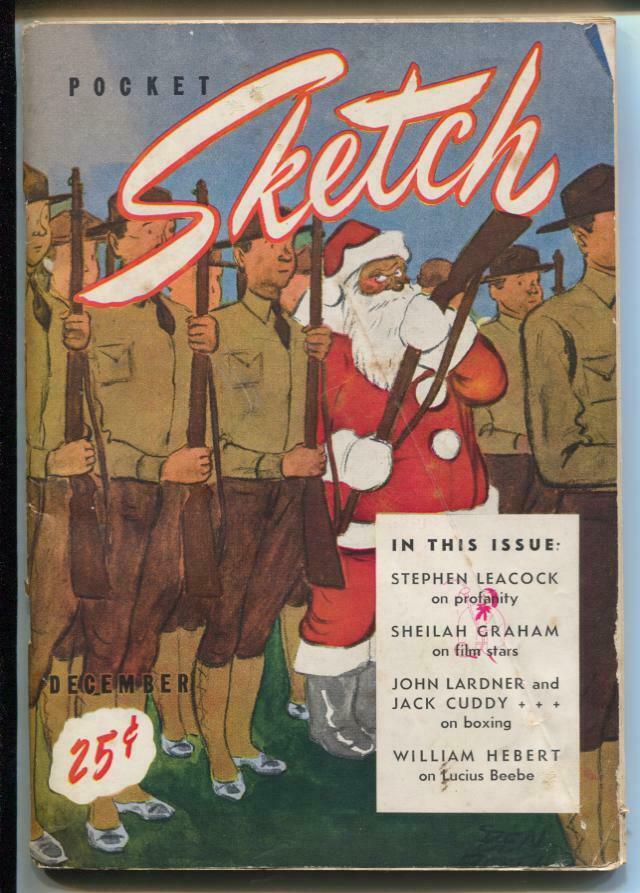 Pocket Sketch #3 12/1940-Chester Hines-jokes-gags-cartoons-pulp fiction ...