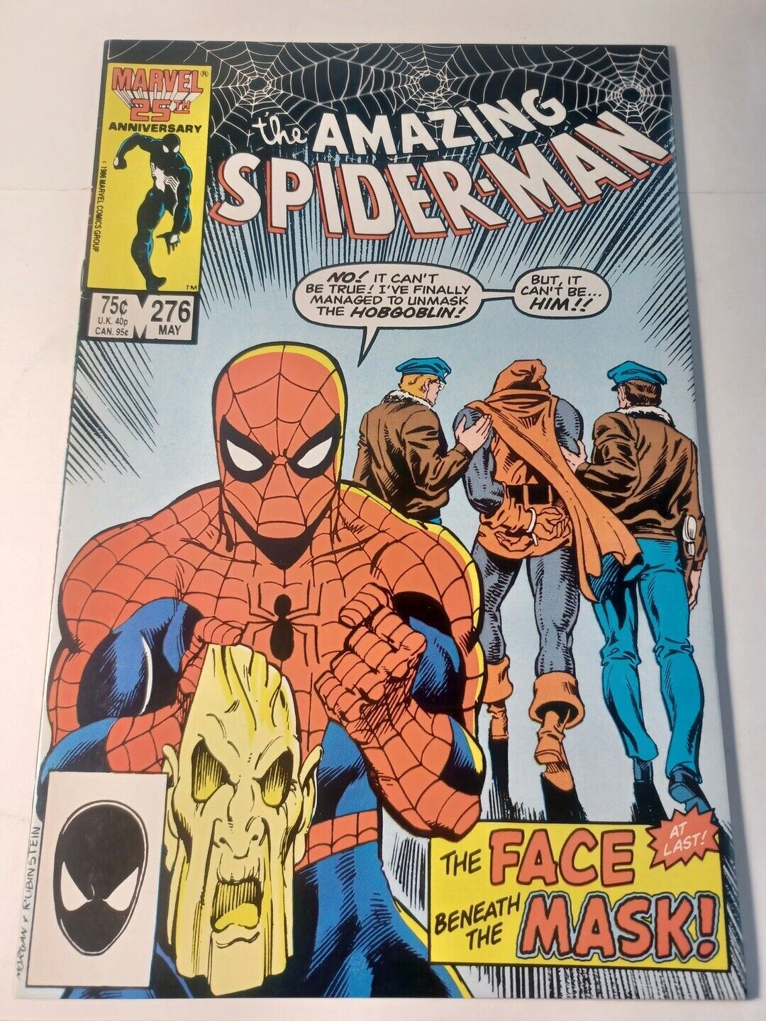 Amazing Spider-Man #276 VF+ Death of Human Fly Marvel Comics c248 ...