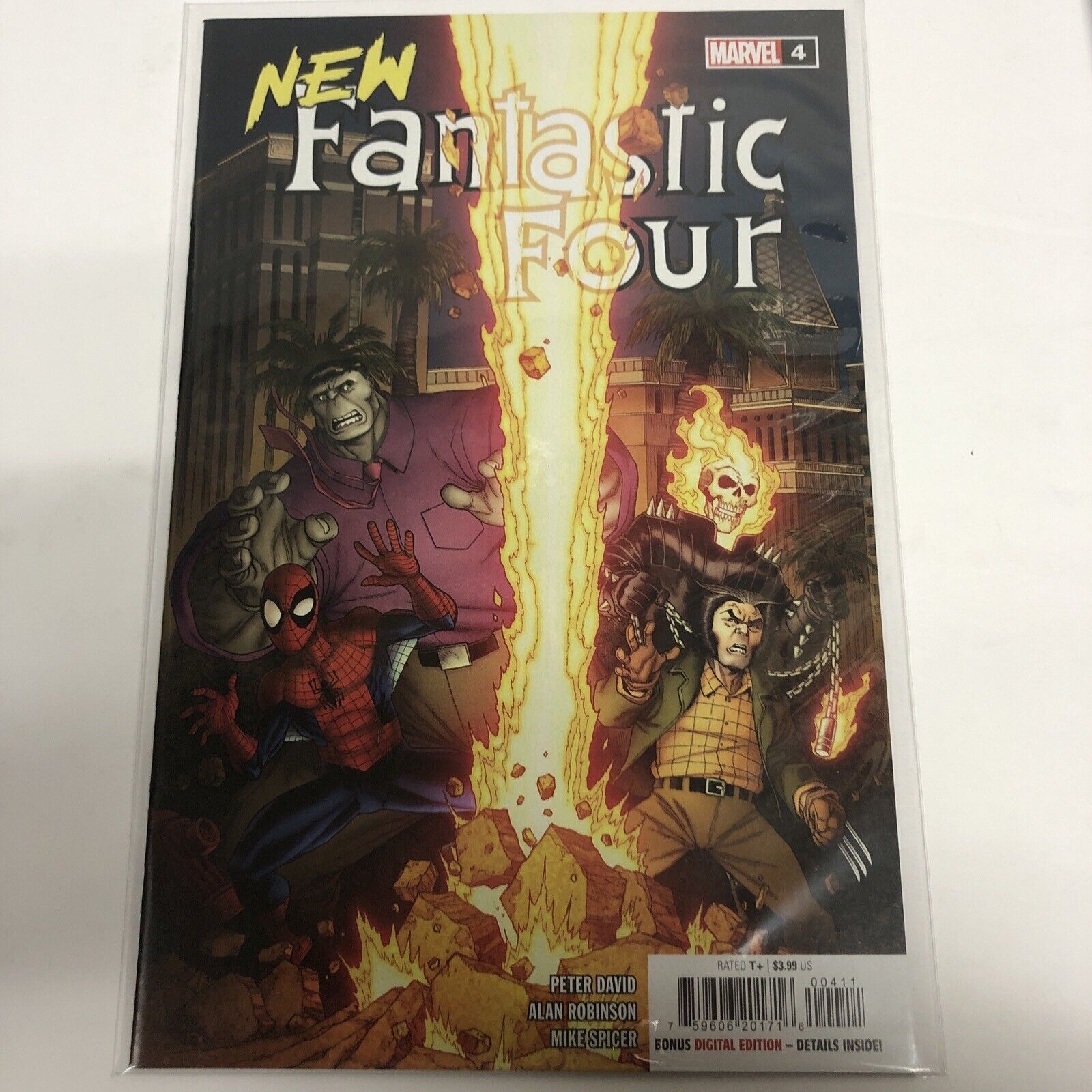 NEW FANTASTIC FOUR #4 MARVEL 2022-SON OF MEPHISTO ORIGIN-Peter David ...