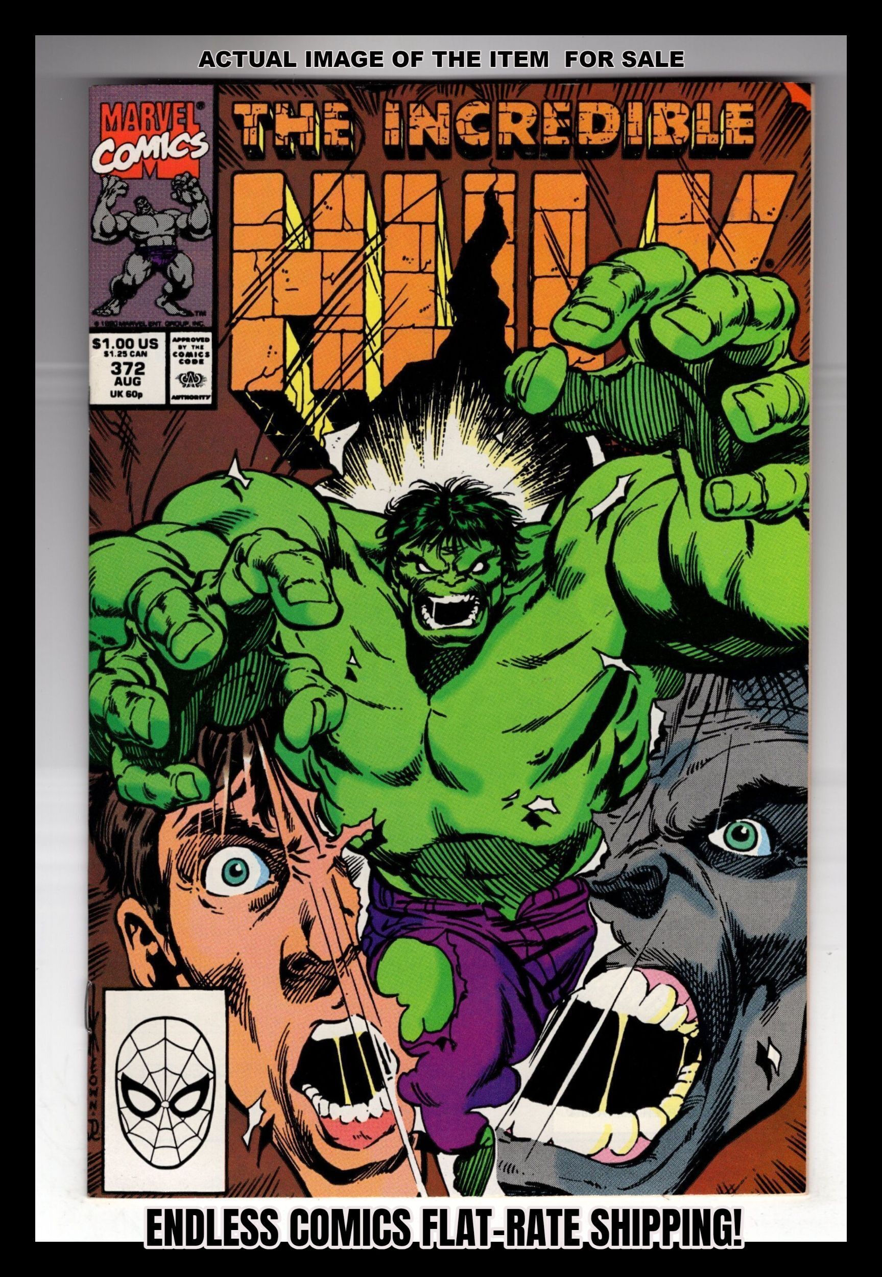 The Incredible Hulk #372 (1990) RETURN OF GREEN HULK! / EBI#3 | Comic ...
