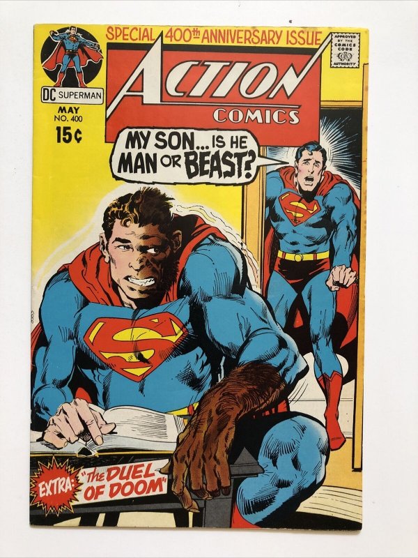 Action Comics # 400 - Neal Adams Superman Bronze Age 1971 Anniversary ...