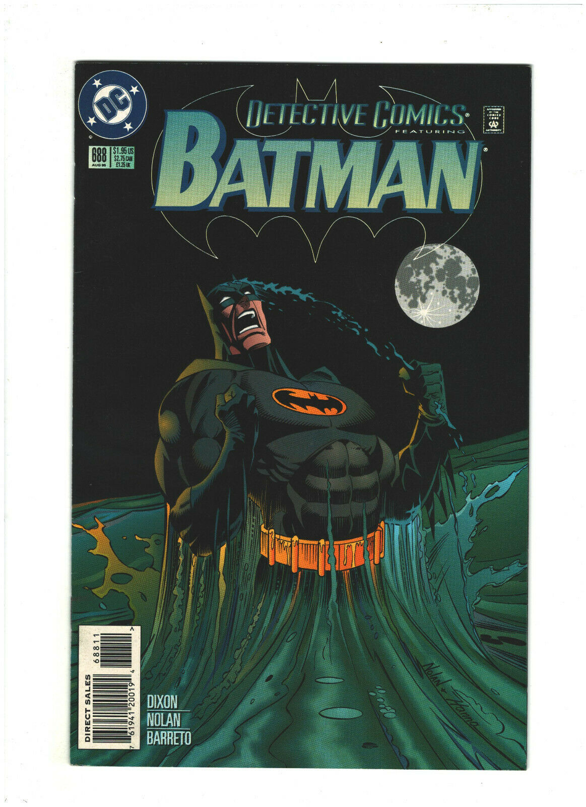 Detective Comics #688 VF+ 8.5 DC Batman 1995 Chuck Dixon | Comic Books ...