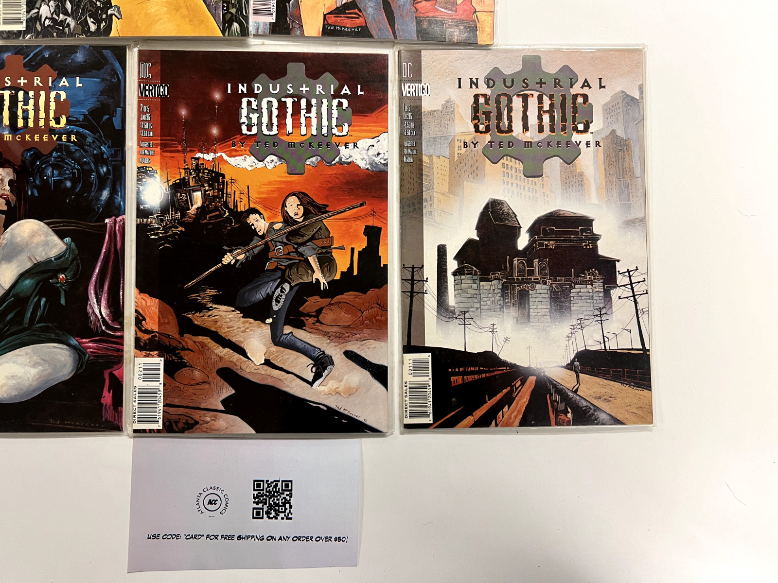 5 The Industrial Gothic DC Comic Books # 1 2 3 4 5 Batman Superman ...
