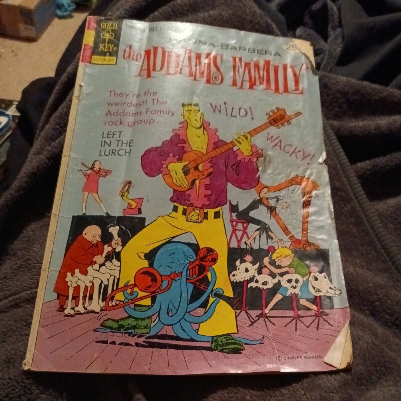 Gold Key, #3 Apr 1975 Hanna Barbera The Addams Family Left in the Lurch ...