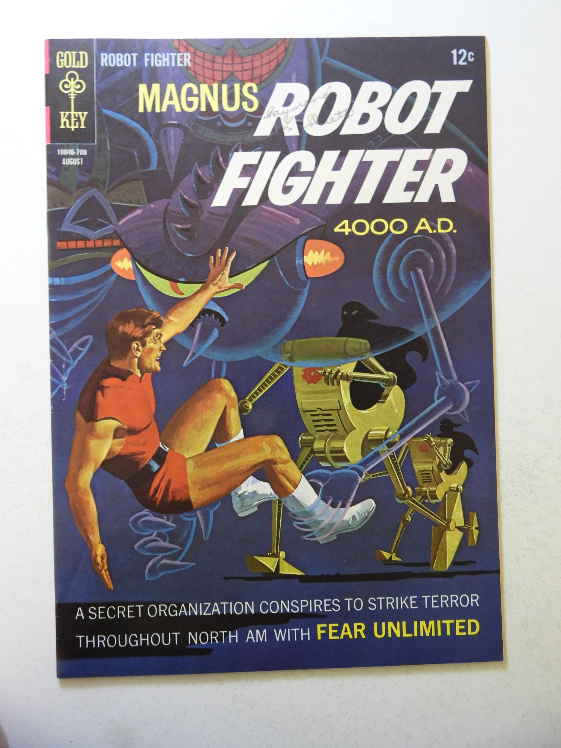 Magnus, Robot Fighter #42 (1976) FN+ Condition pencil writing fc ...