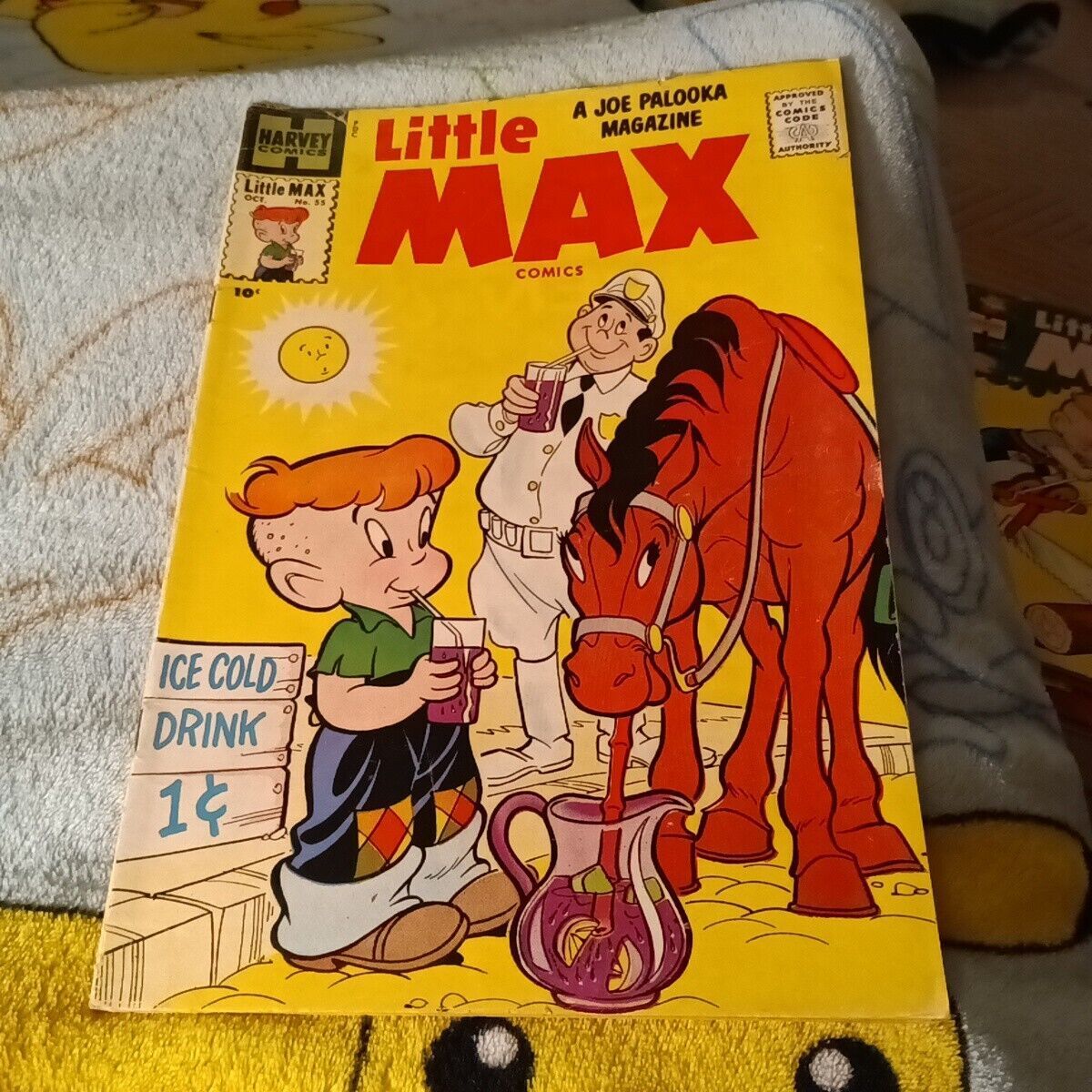 Little Max #55 Oct 1958 Harvey Comics SILVER AGE Joe palooka sidekick ...