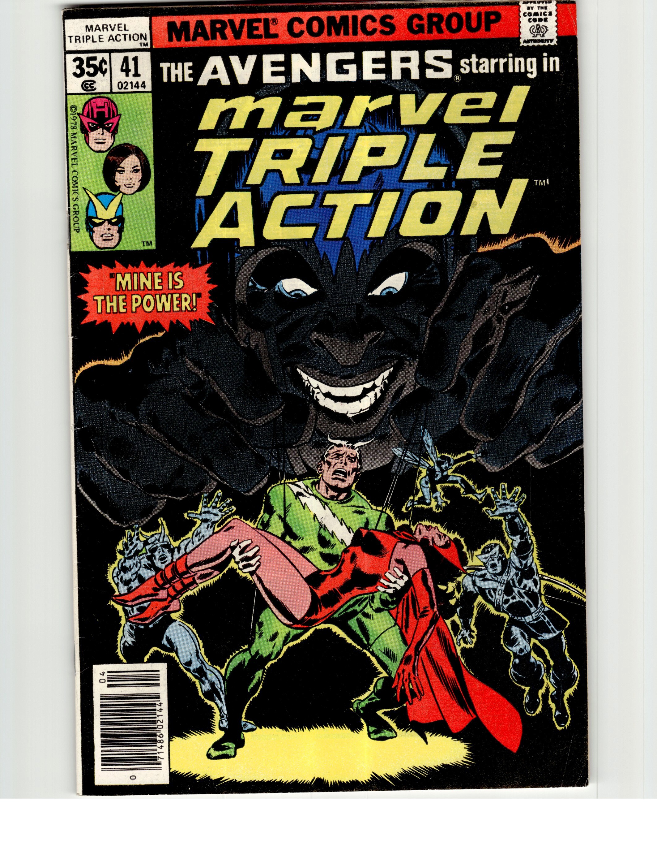 Marvel Triple Action #41 (1978) The Avengers | Comic Books - Bronze Age ...