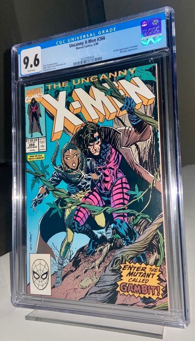Uncanny X-Men 266 - 1st full appearance of Gambit! CGC 9.6 - Key Comic ...