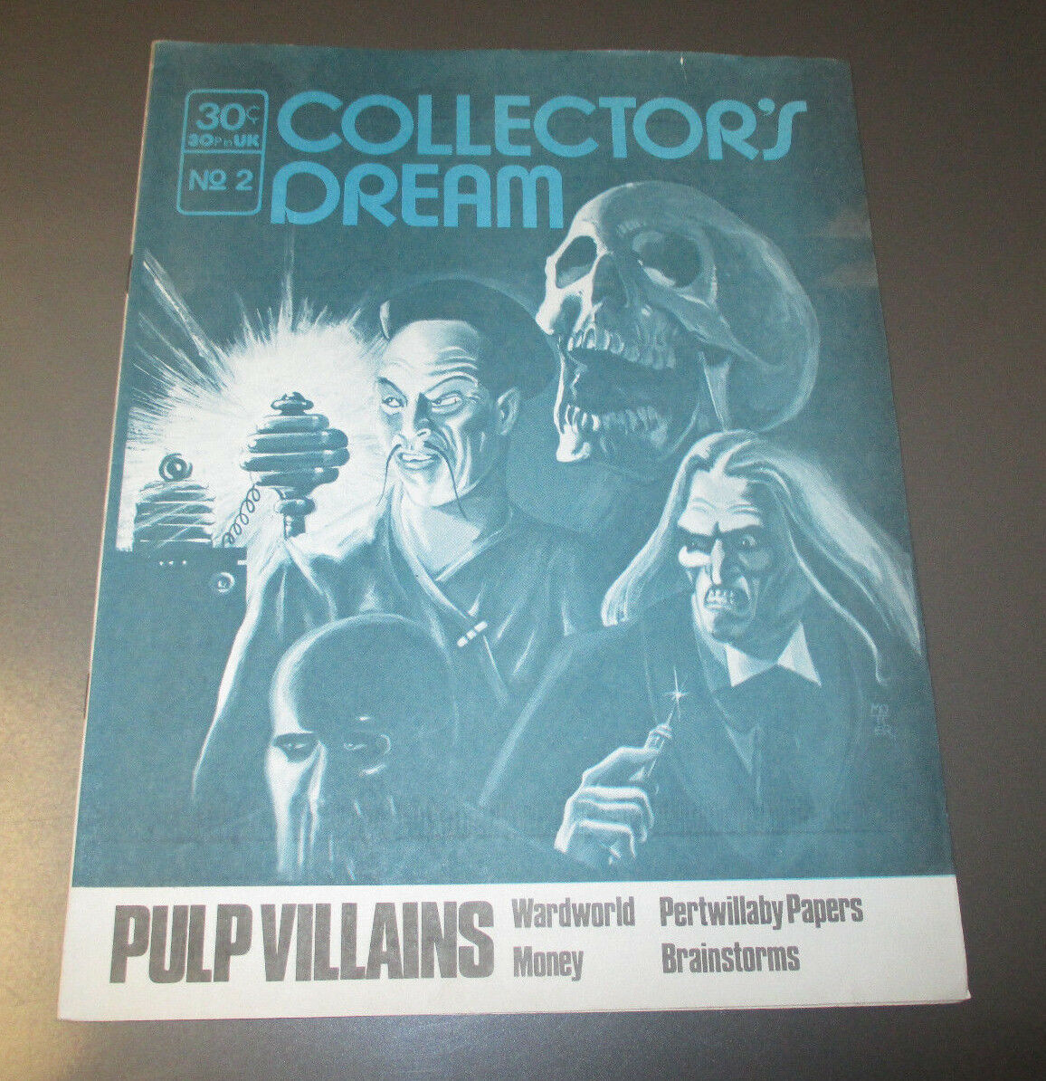 1970's Collector's Dream v.1 #2 Magazine Fanzine FVF Pulp Villains ...