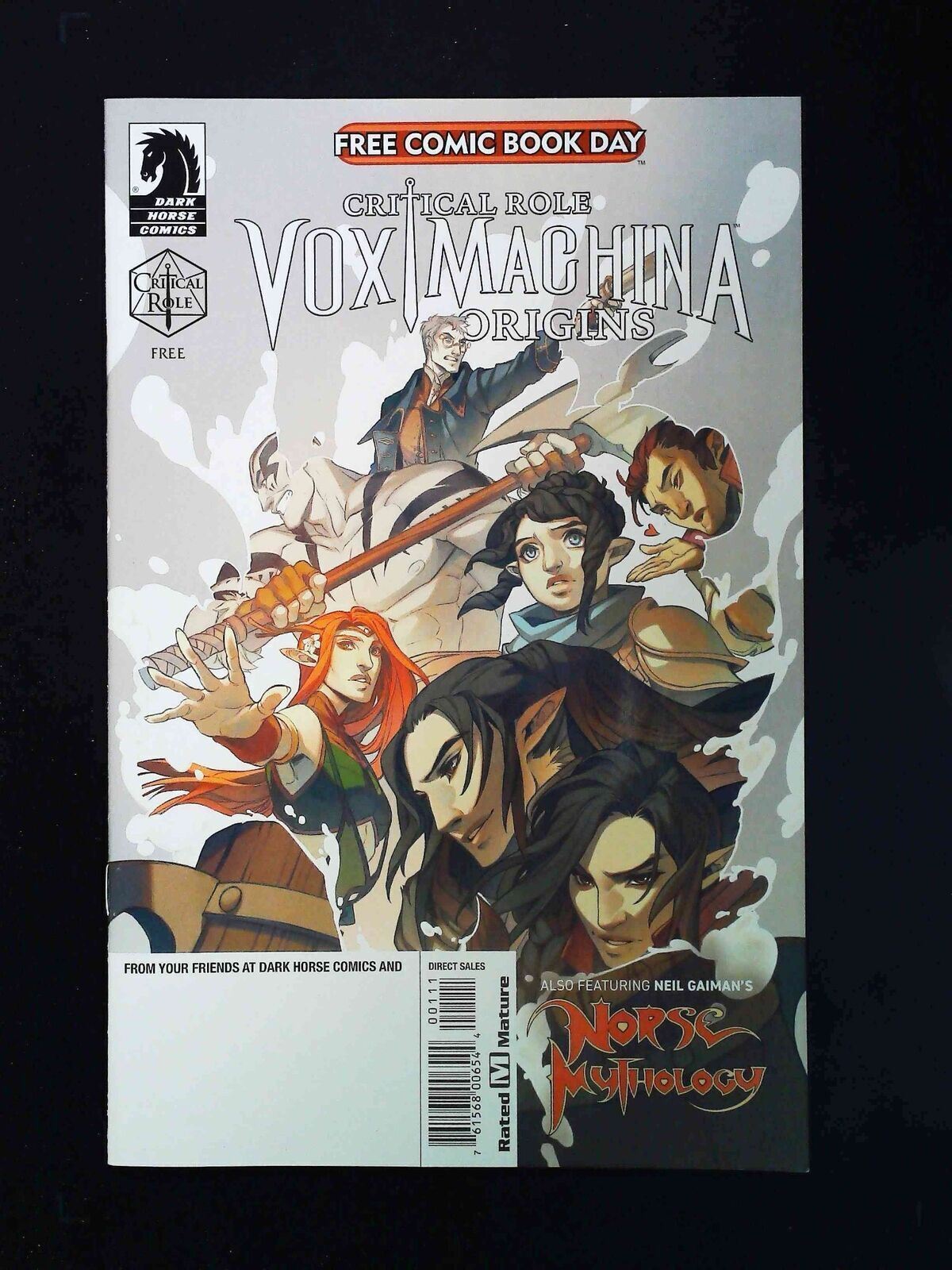 Critical Role Vox Machina Origins And Norse Mythology #1 Dark Horse ...