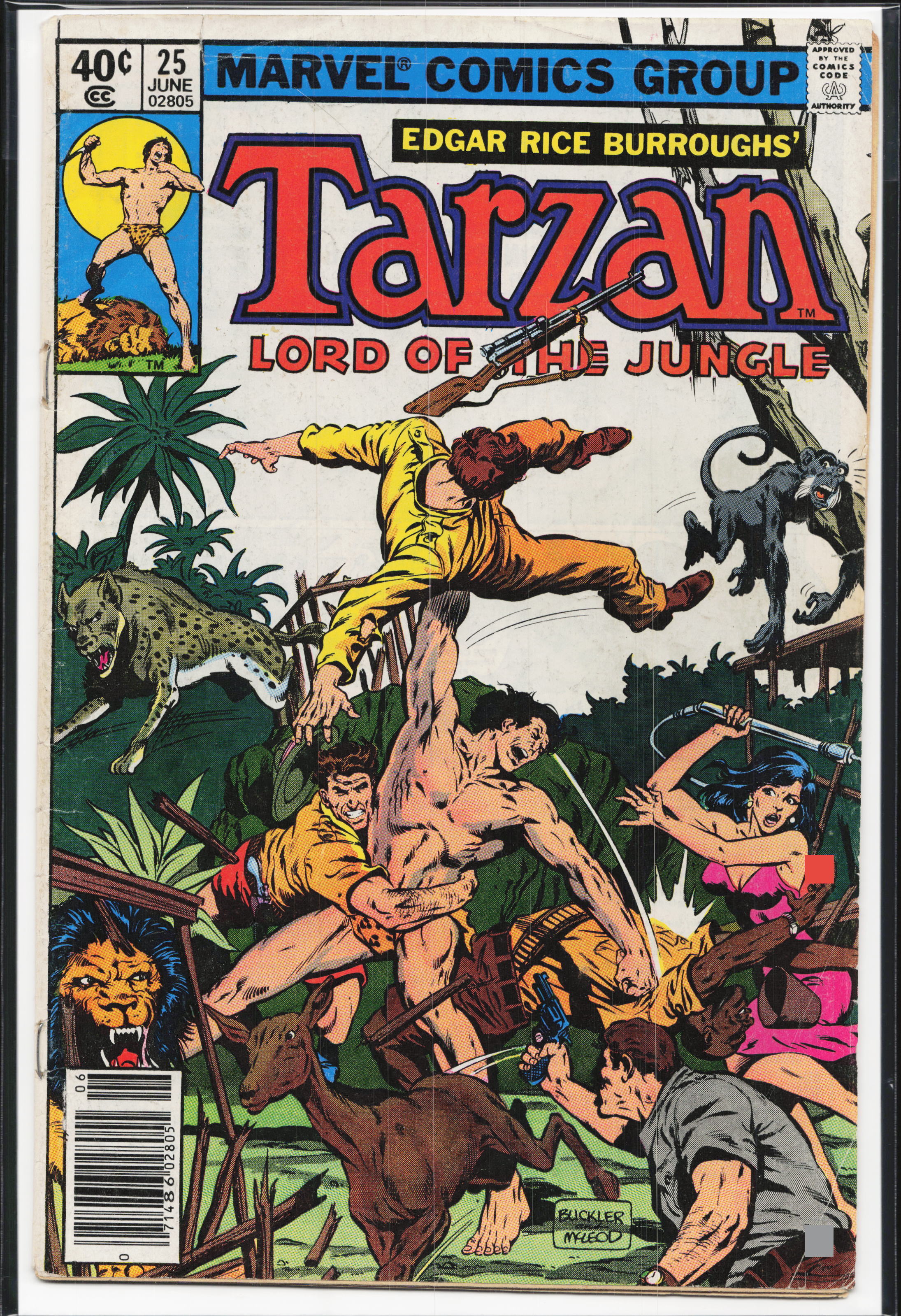 Tarzan #25 (1979) Tarzan | Comic Books - Bronze Age, Marvel, Tarzan ...