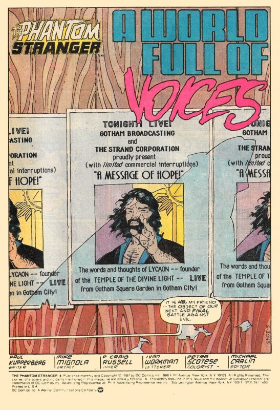 THE PHANTOM STRANGER VOL 3 #1 - #4 (1987) 9.0 VF/NM Mike Mignola! PC ...