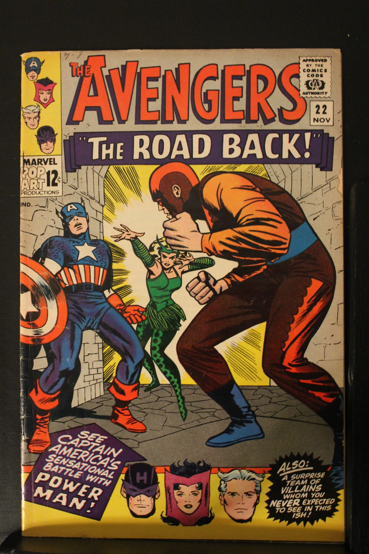 The Avengers #22 (1965) High-Grade VF+ W Wood Enchantress Poweman ...