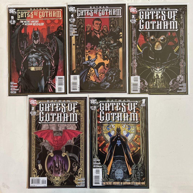 Batman Gates of Gotham 1-5 Complete Full Series Set 2011 DC Comic ...