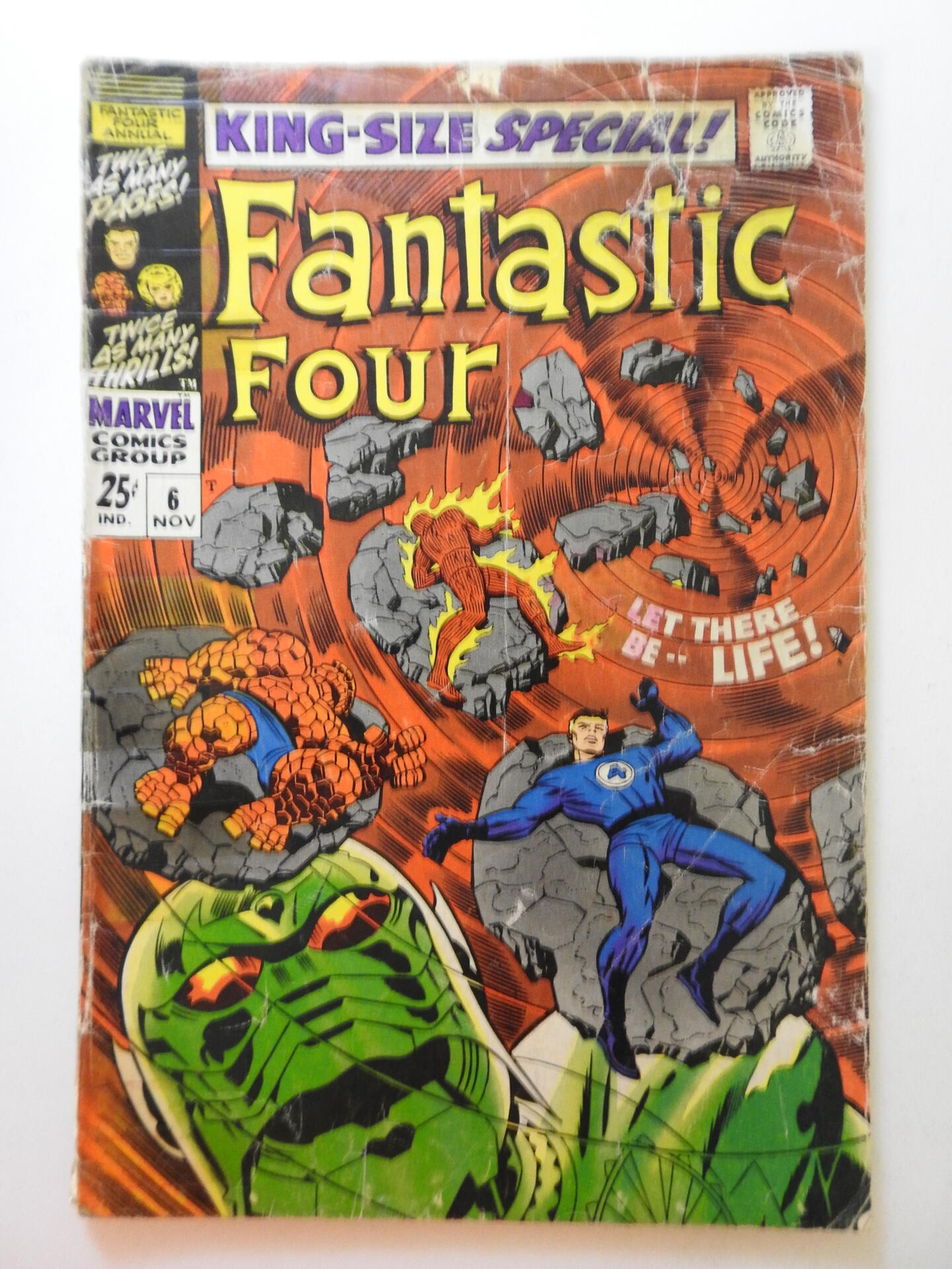 Fantastic Four Annual #6 (1968) 1st Annihilis!! Poor/Fair Condition! No ...