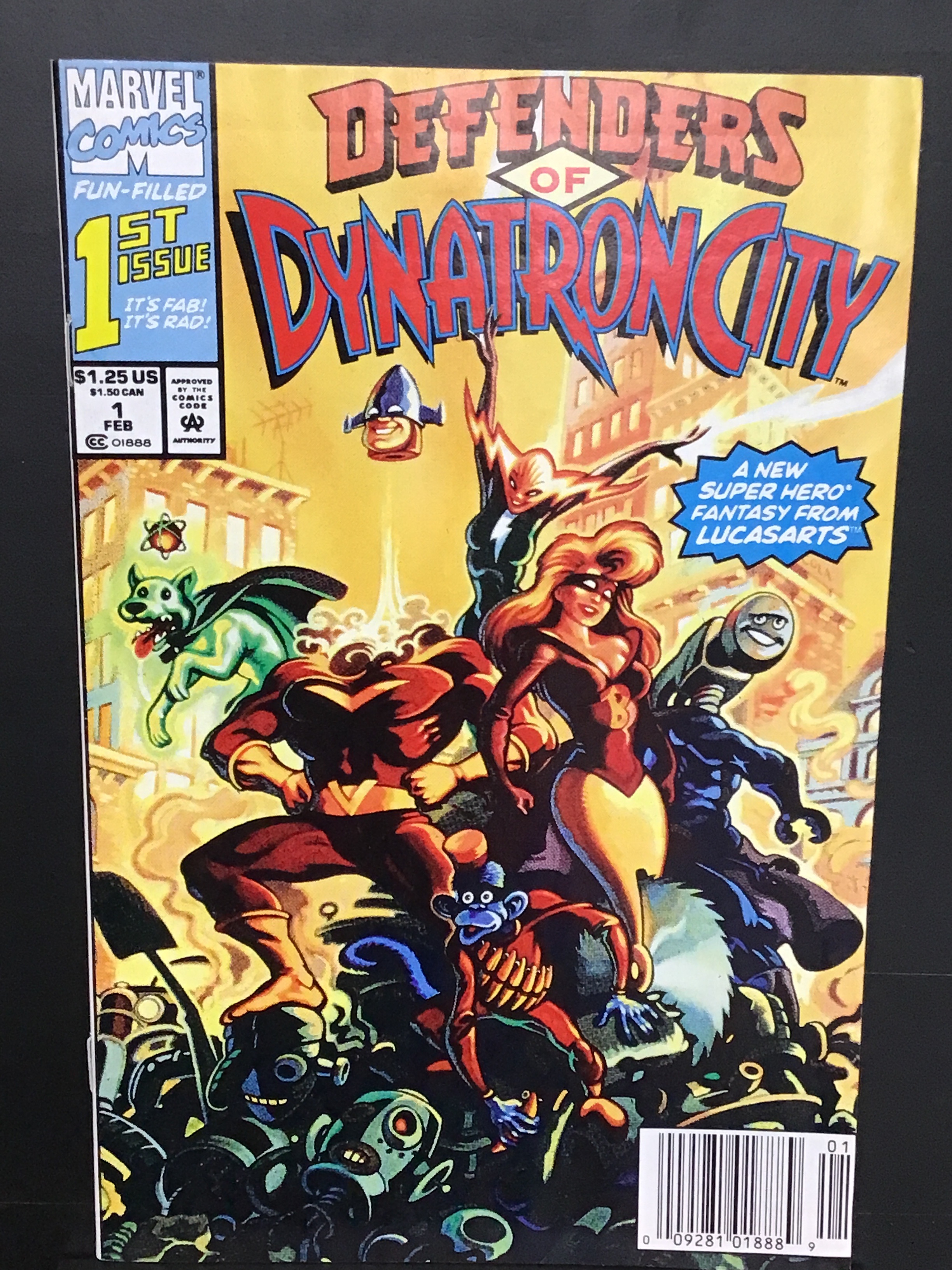 Defenders of Dynatron City #1 Newsstand Edition (1992) (JH) | Comic ...