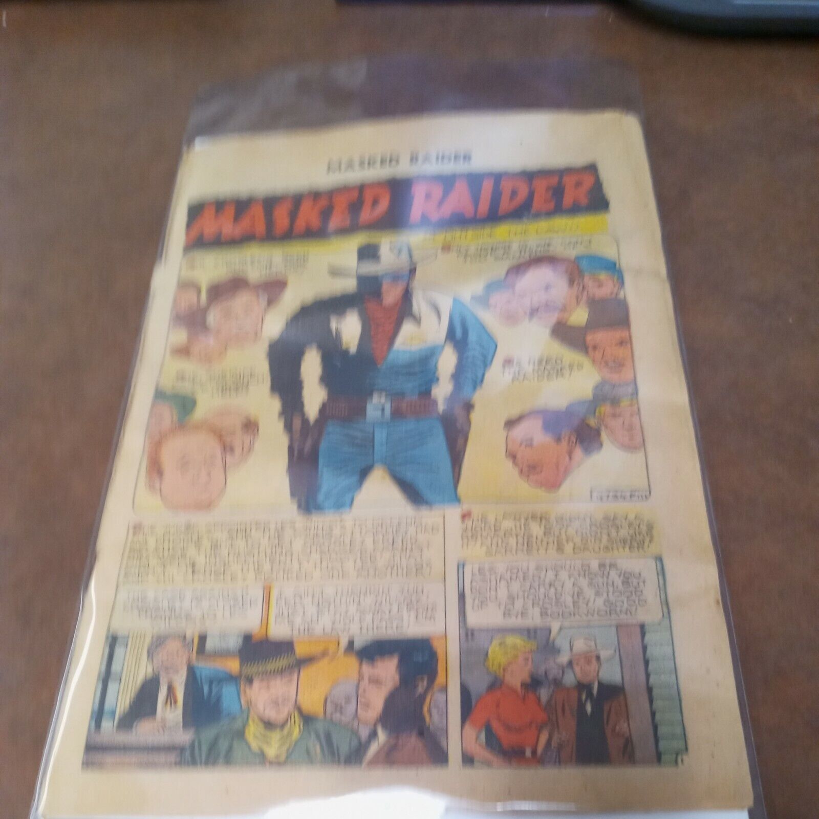 Masked Raider Outside The Law 1950s Golden Age Charlton Comics 4 Page ...