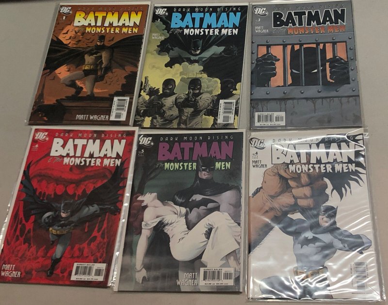 Batman Monster Men #1-6 (2006) DC Comics (VF/NM) Complete Set Run ...