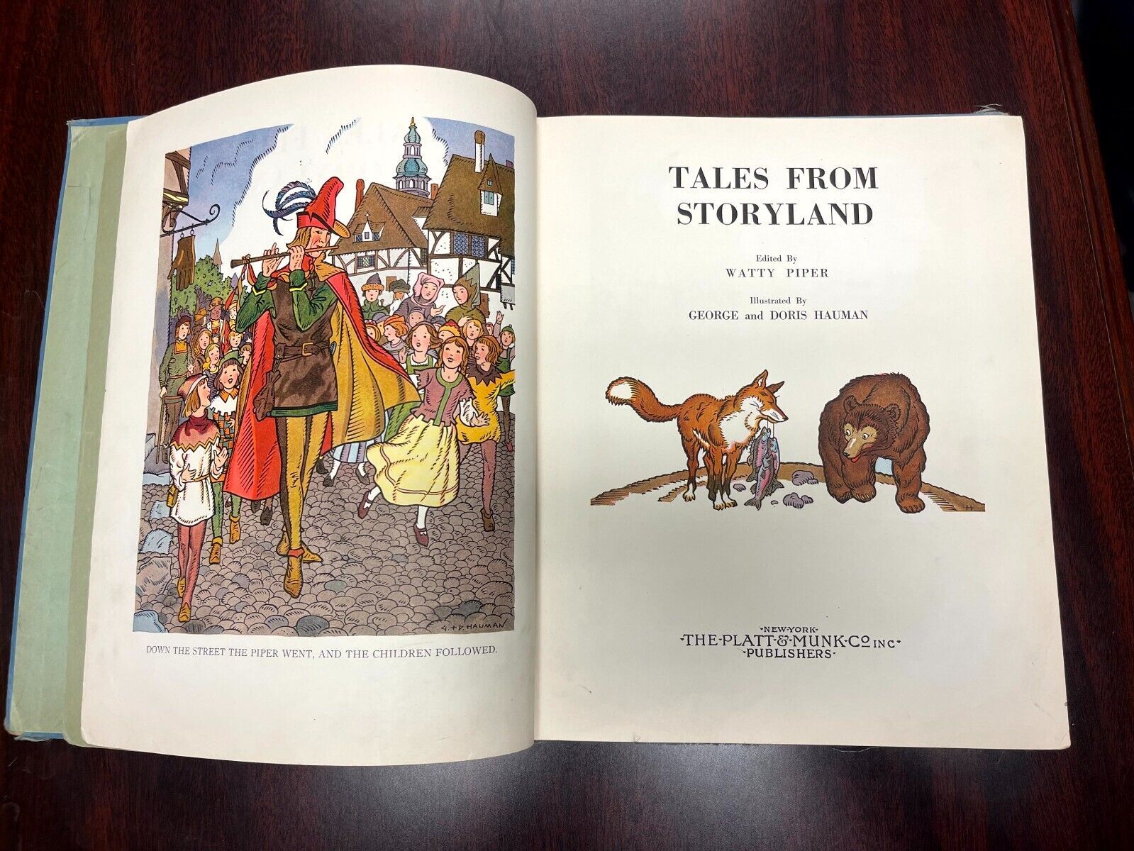 Tales From Storyland Edited By Walter Piper 1941 Hardcover Book Fables ...