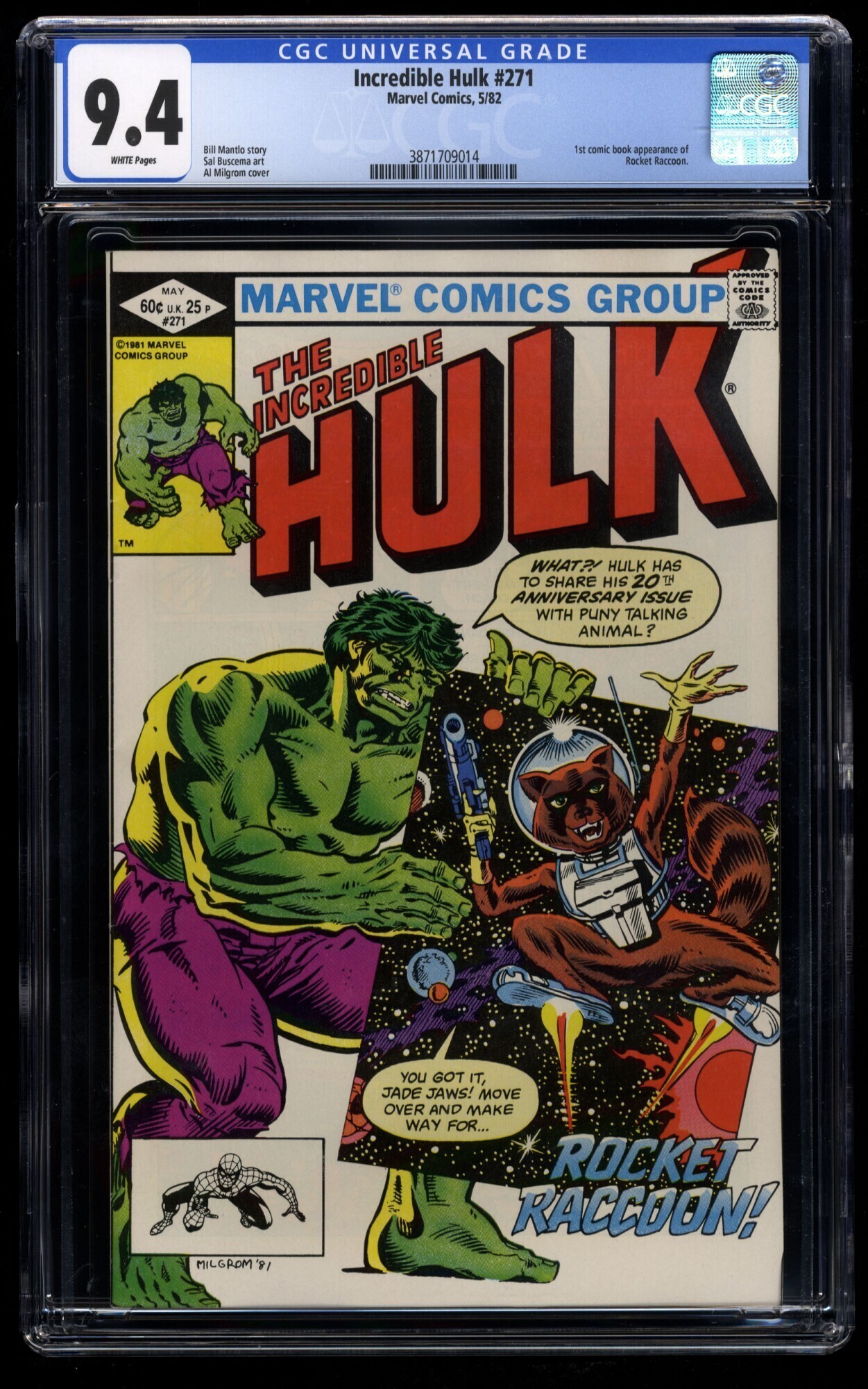 The Incredible Hulk #271 (1982) CGC Graded 9.4 | Comic Books - Bronze ...