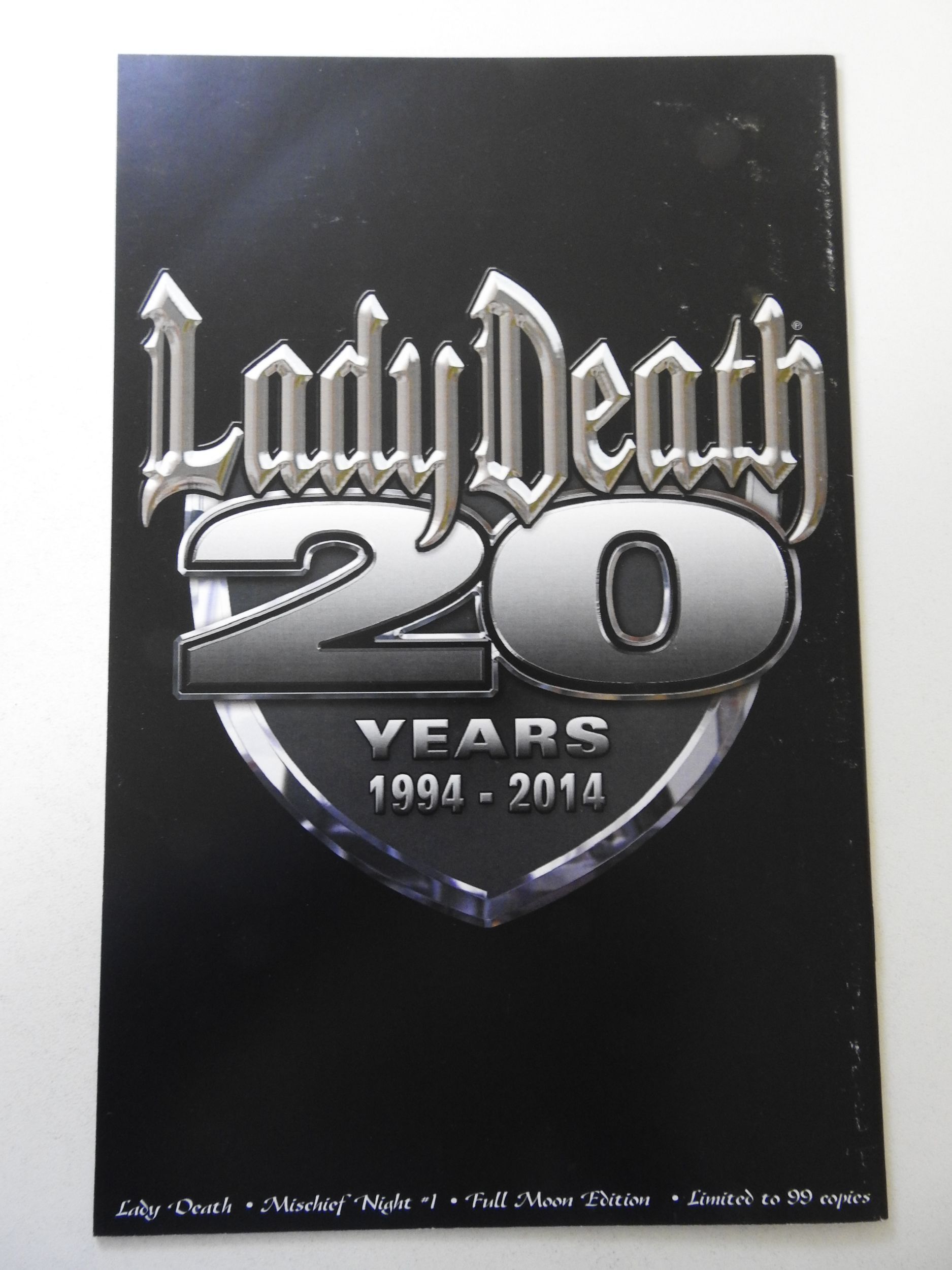 Lady Death Mischief Night #1 Full Moon Edition NM Condition! Signed W ...