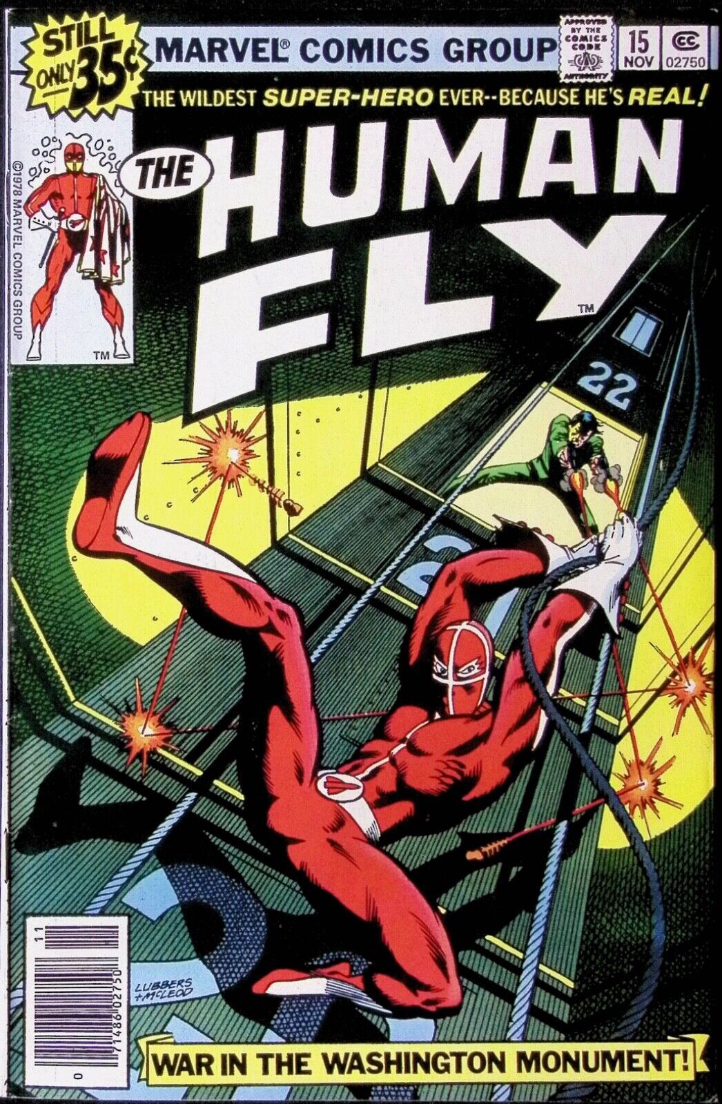 HUMAN FLY Comic Issue 15 — Stuntman Hero Bill Mantlo — 1978 Marvel ...