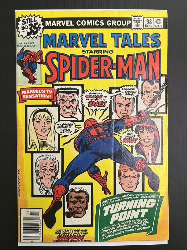 Marvel Tales Spider-Man #98 Reprints ASM #121 Death of Gwen Stacy ...