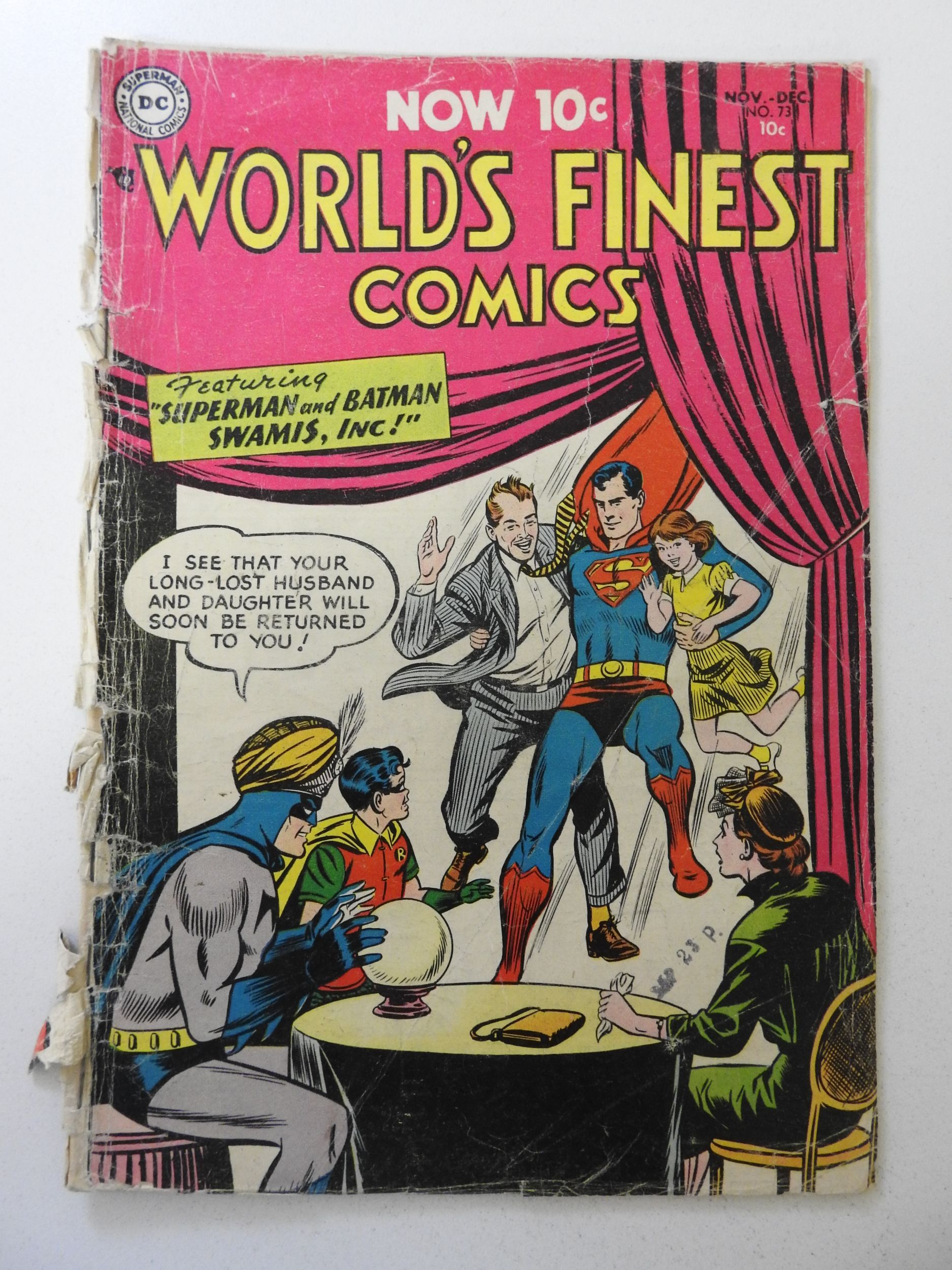 World's Finest Comics #73 (1954) FR Condition see description | Comic ...