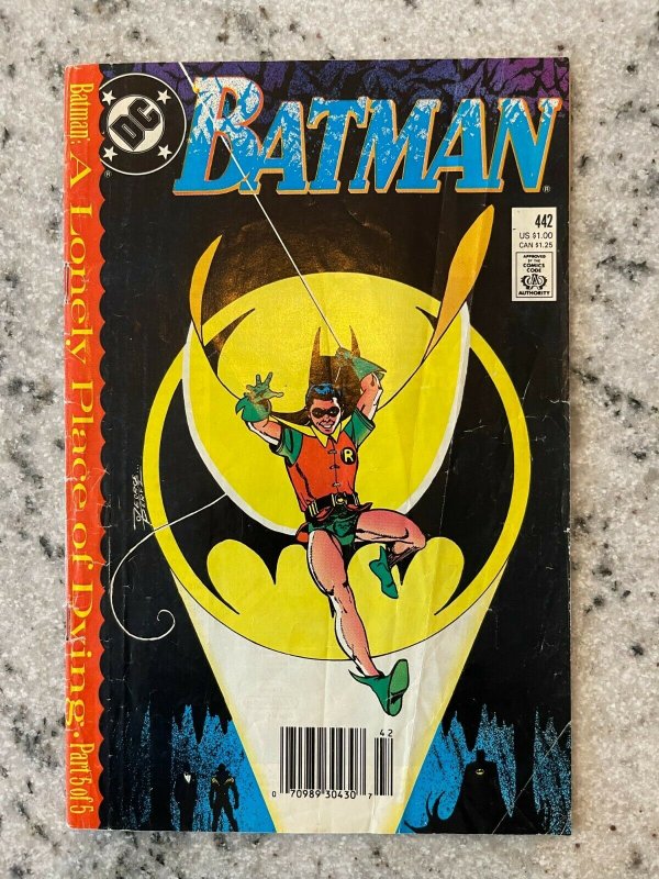 Batman # 442 VG/FN DC Comic Book Robin Gotham Joker Catwoman Gotham ...
