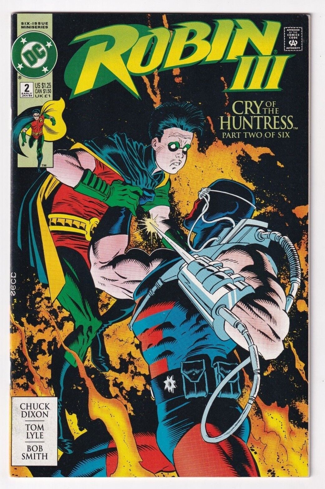 Robin III #2 Cry Of The Huntress January 1993 DC Tim Drake Dixon Lyle ...