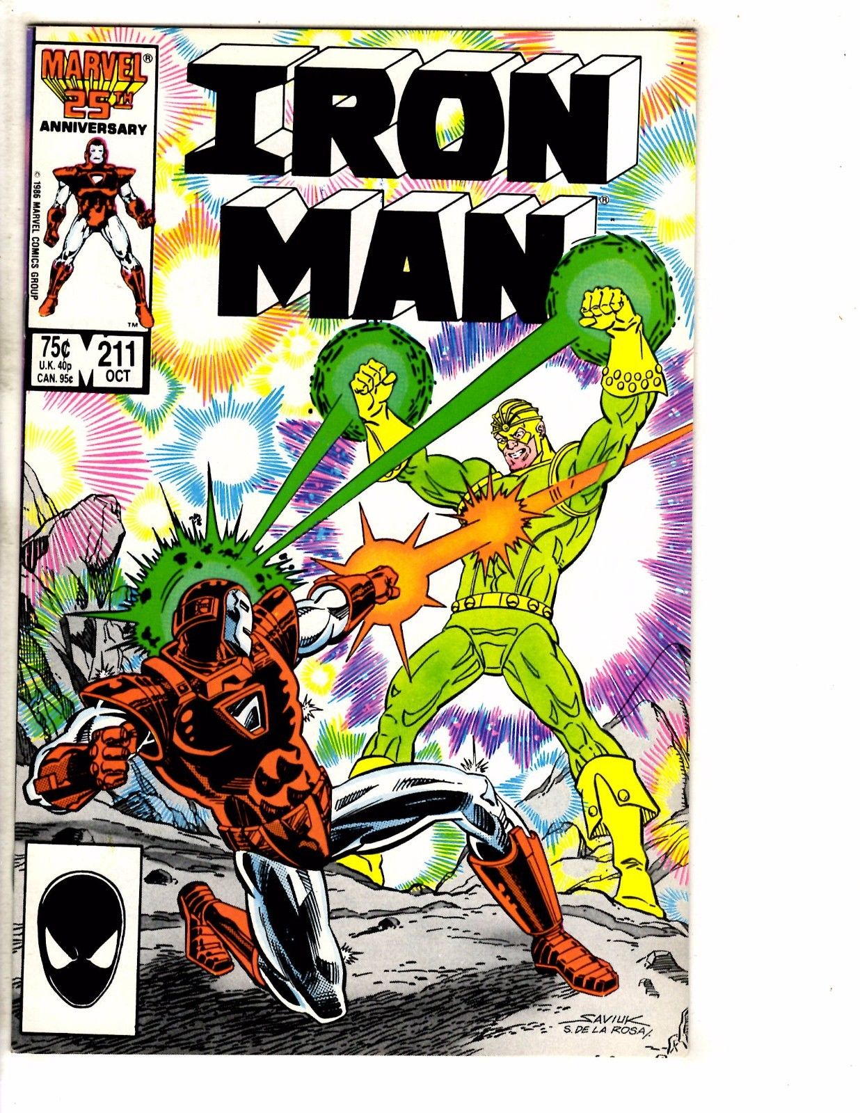 10 Iron Man Marvel Comics 211 212 213 214 215 216 217 218 219 220 1st ...