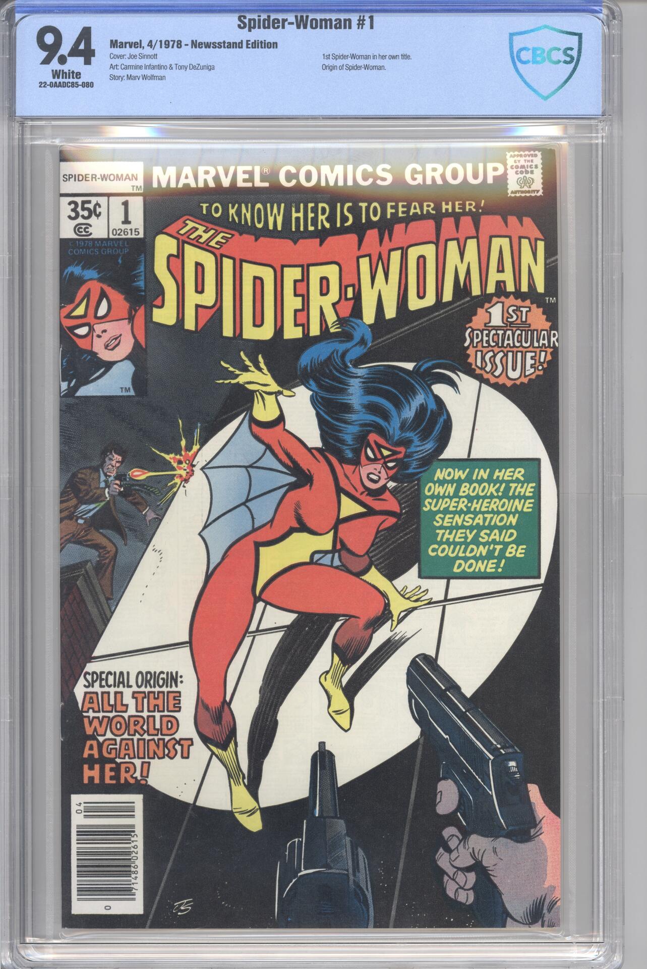 Spider-Woman #1 NS - Key & 1st Spider-Woman in own title! CBCS 9.4 ...