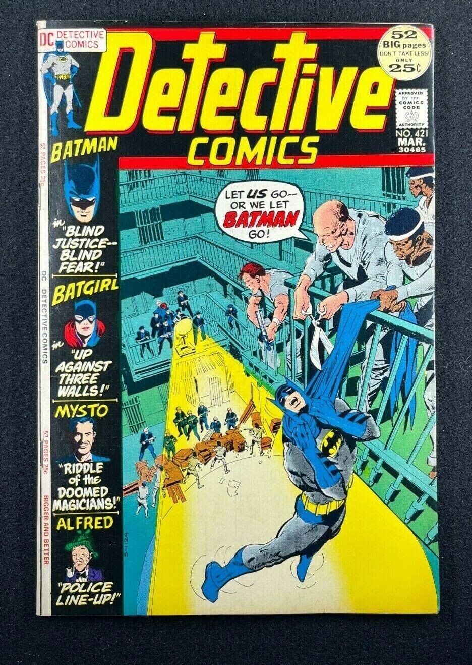 Detective Comics (1937) #421 VF- (7.5) Neal Adams Cover Frank Robbins ...
