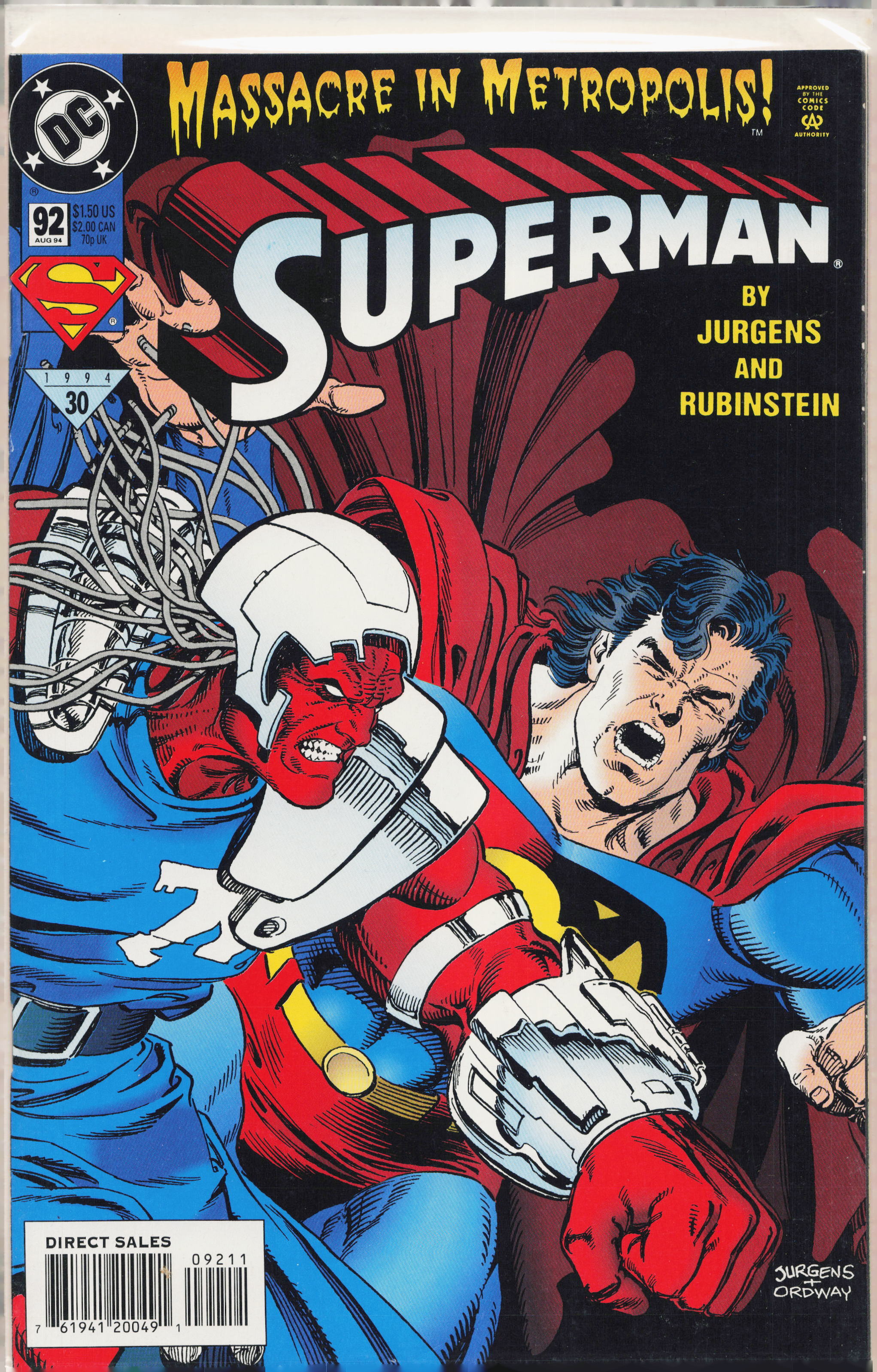 Superman #92 (1994) Superman | Comic Books - Modern Age, DC Comics ...