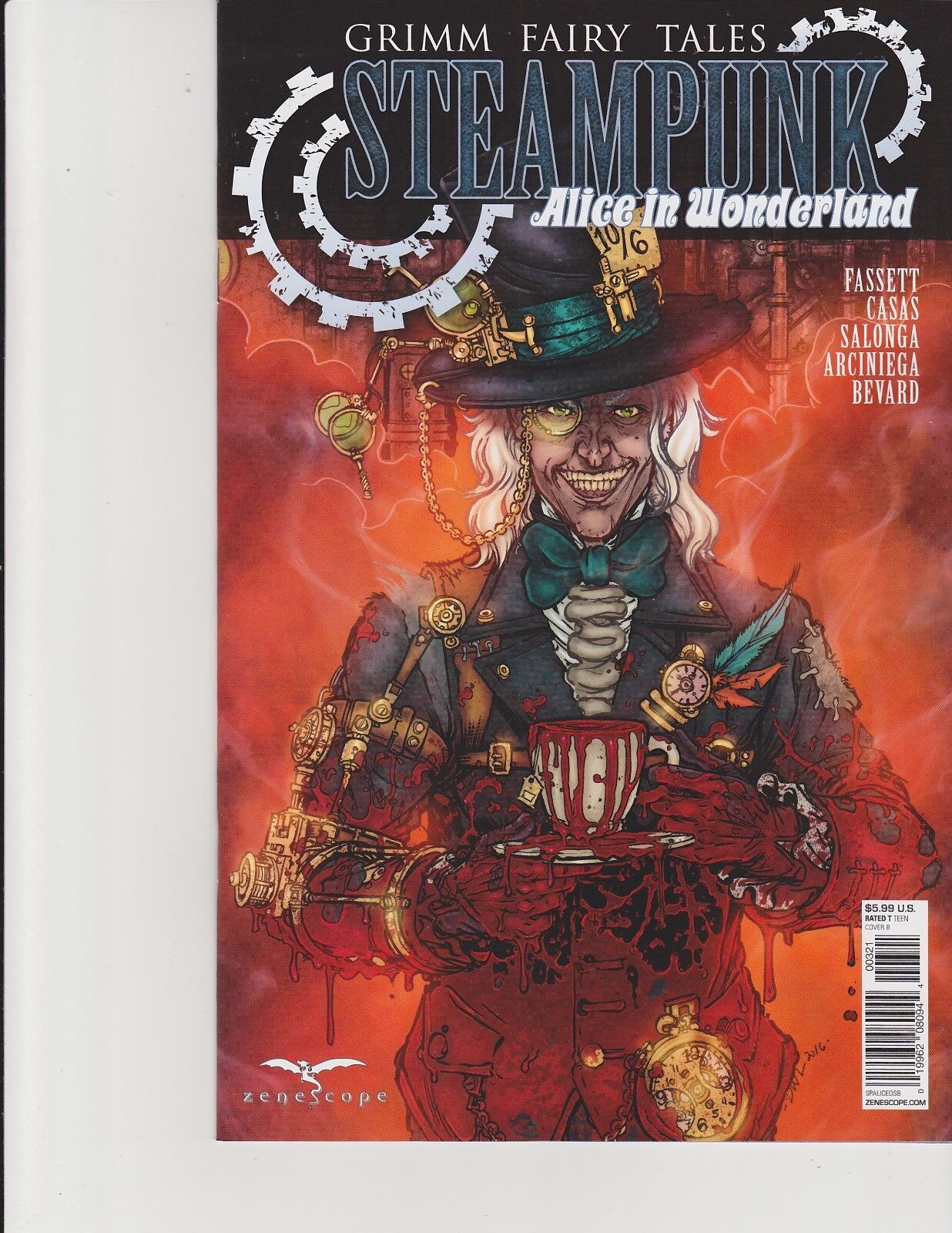 Steampunk Alice in Wonderland Cover B Zenescope Comic GFT NM Leister ...